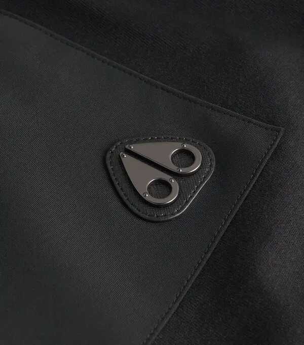 Moose Knuckles Pima Cotton Pocket-detail Dalon T-shirt - Black
