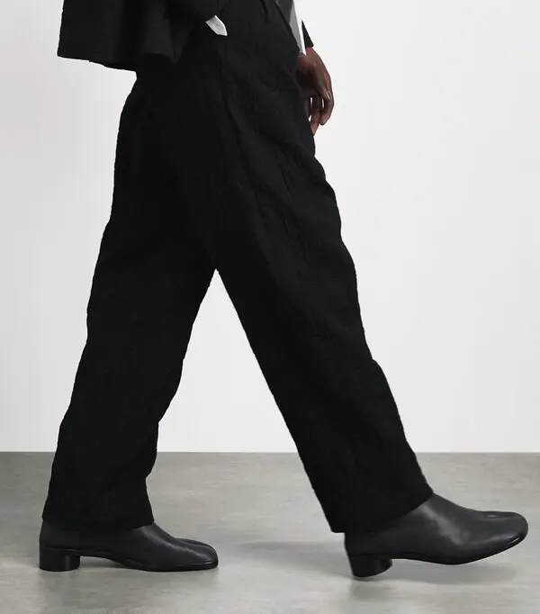 MAISON MARGIELA Leather Tabi Ankle Boots