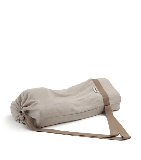 HYOUMANKIND Back Sleep Pillow With Linen Pillowcase