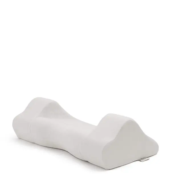 Hyoumankind Back Sleep Pillow With Linen Pillowcase - White