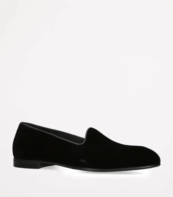 Zegna Velvet Gala Loafers