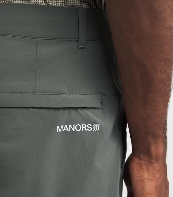 MANORS Water-resistant Course Trousers - Green