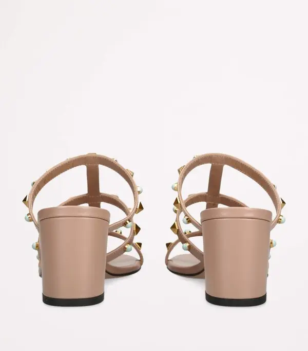 Valentino Garavani Leather Rockstud Mules