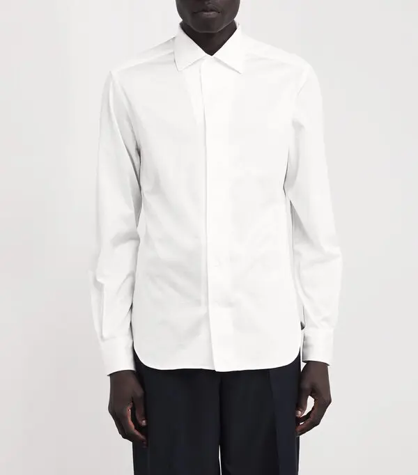 Corneliani Cotton Jersey Shirt - White