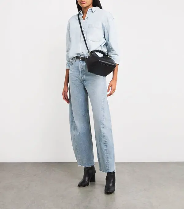 AGOLDE Luna Wide-leg Jeans - Blue