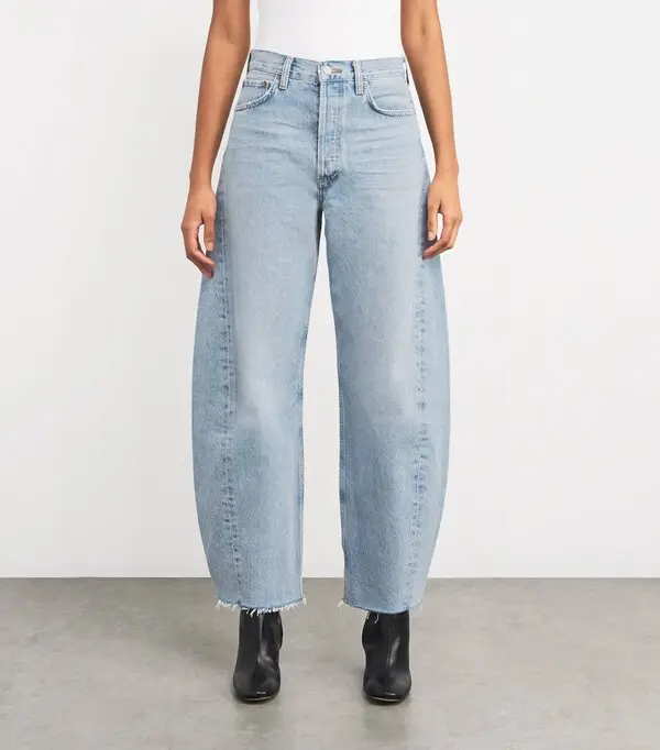 AGOLDE Luna Wide-leg Jeans - Blue