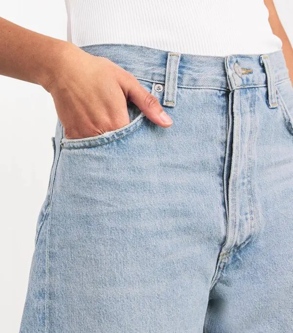 AGOLDE Luna Wide-leg Jeans - Blue