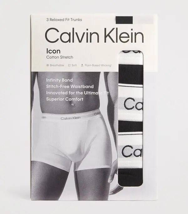 Calvin Klein Stretch-cotton Icon Boxer Briefs - Black