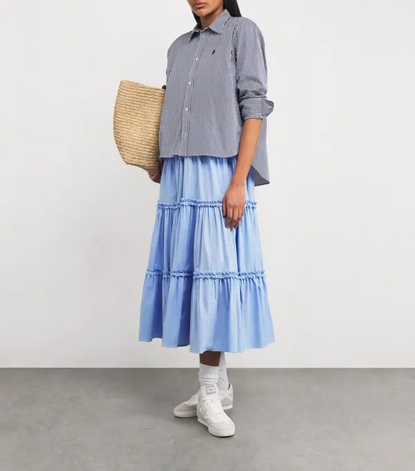 Polo Ralph Lauren Striped Cropped Shirt