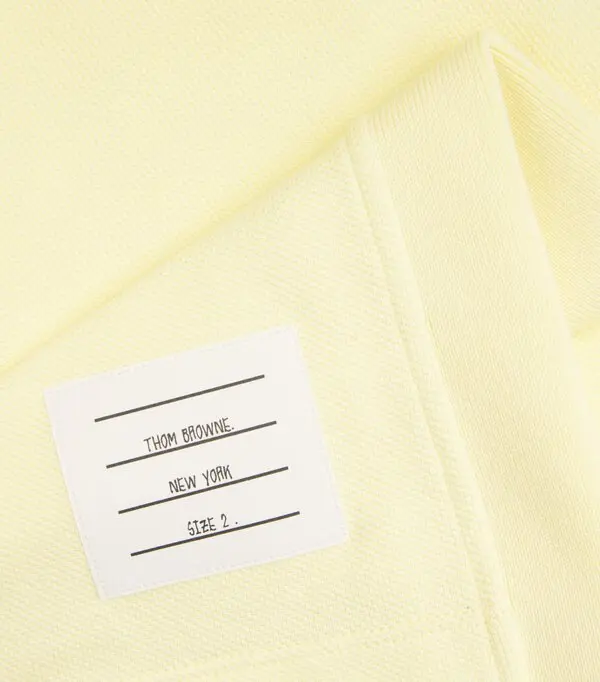 Thom Browne Cotton 4-bar T-shirt - Yellow