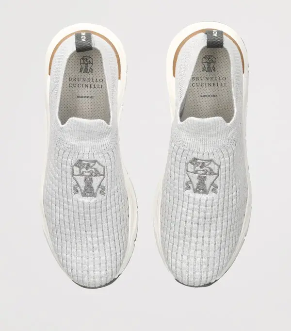 Brunello Cucinelli Cotton Crest Sneakers