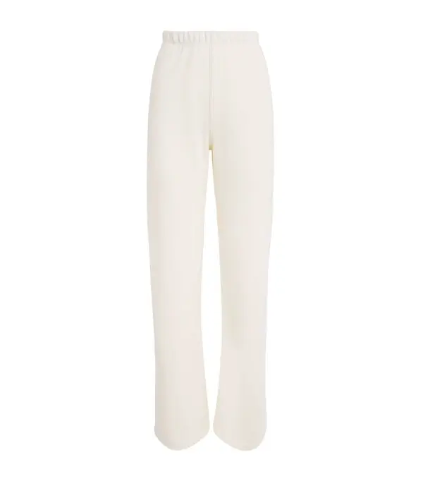 Eterne Cotton-blend French Terry Sweatpants - Ivory
