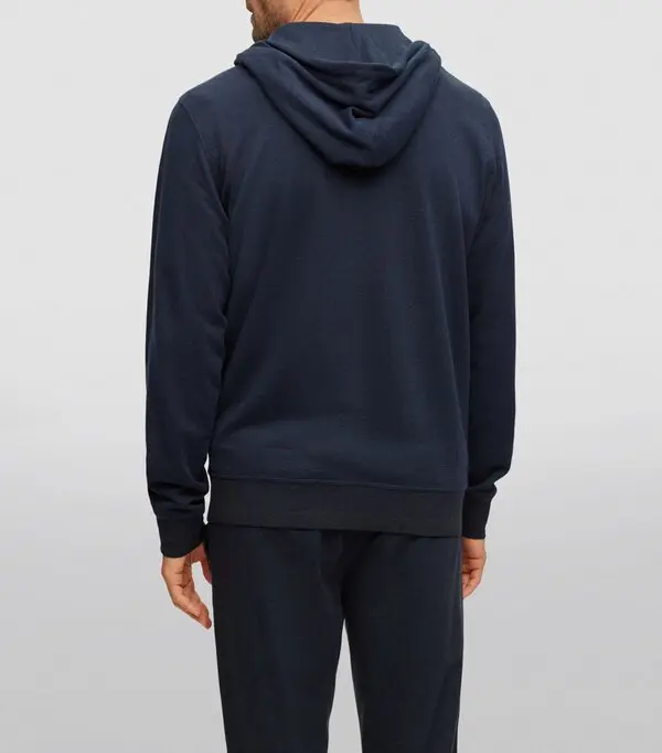 BOSS Cotton-cashmere Zip Up Hoodie
