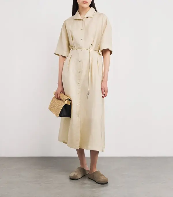 knee length dresses for ladies Kiara Linen Dress (clearance)