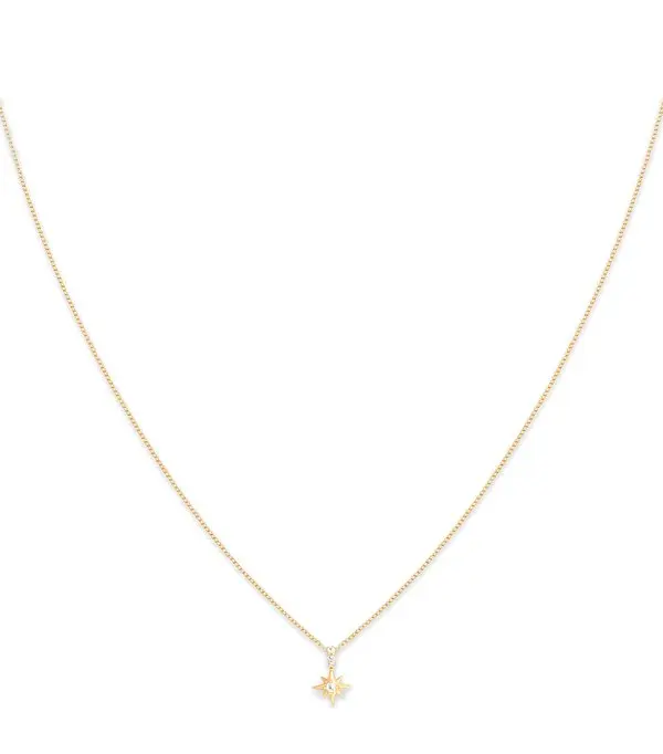 ASTRID & MIYU Star Pendant Necklace - Gold