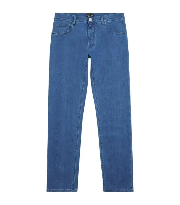 Giorgio Armani Stretch-cotton Slim Jeans