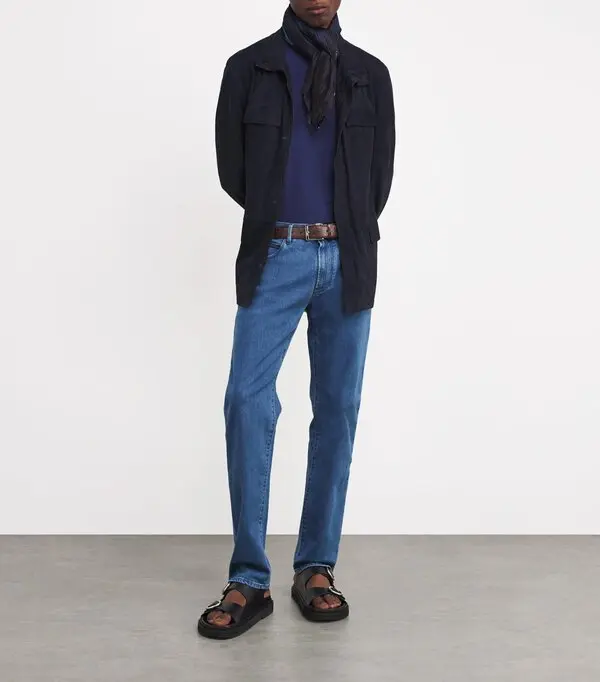 Giorgio Armani Stretch-cotton Slim Jeans