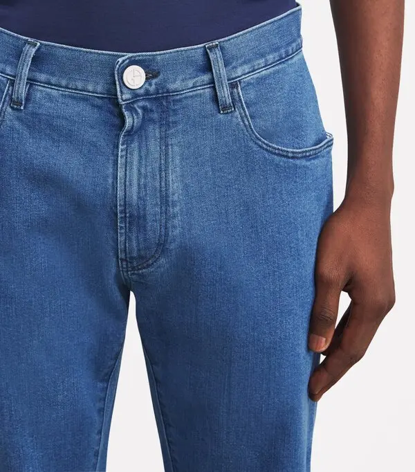 Giorgio Armani Stretch-cotton Slim Jeans