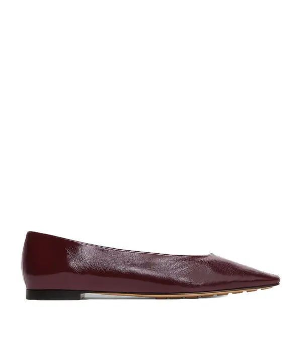 Bottega Veneta Sofia Ballet Flats - Red