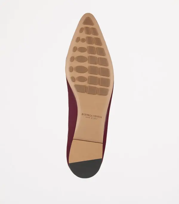 Bottega Veneta Sofia Ballet Flats - Red