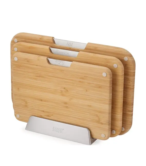 JOSEPH JOSEPH Set Of 3 Bamboo Nest Chopping Boards - Brown