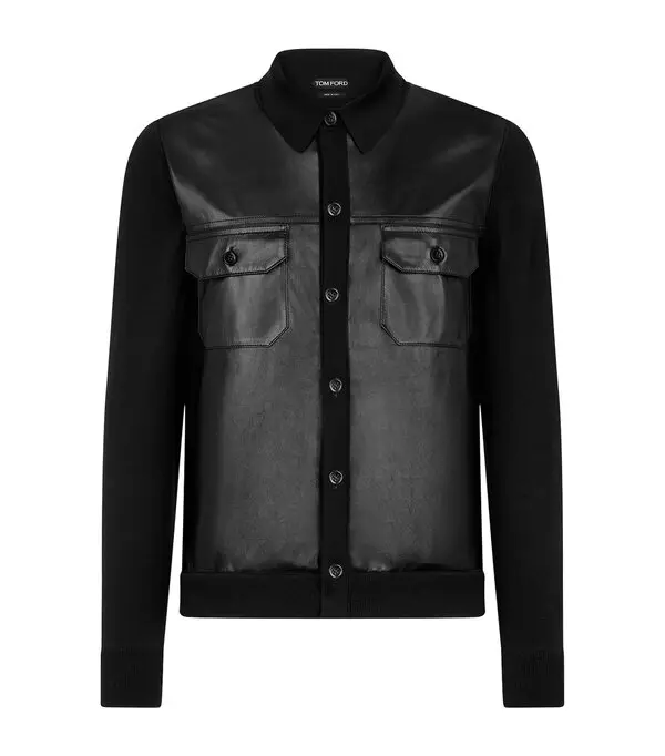 TOM FORD Leather-wool Shirt
