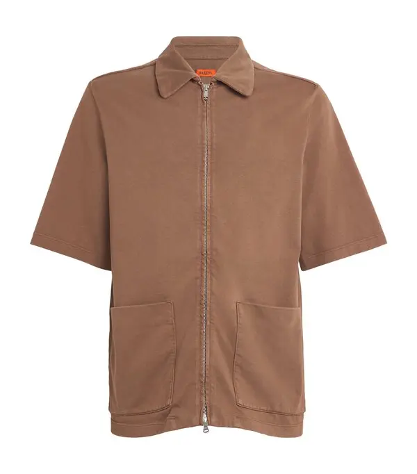 Barena Venezia Cotton Zip-up Overshirt