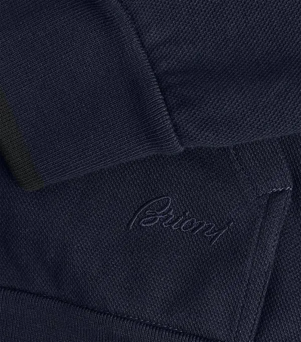 Brioni Cotton-blend Zip-up Sweater