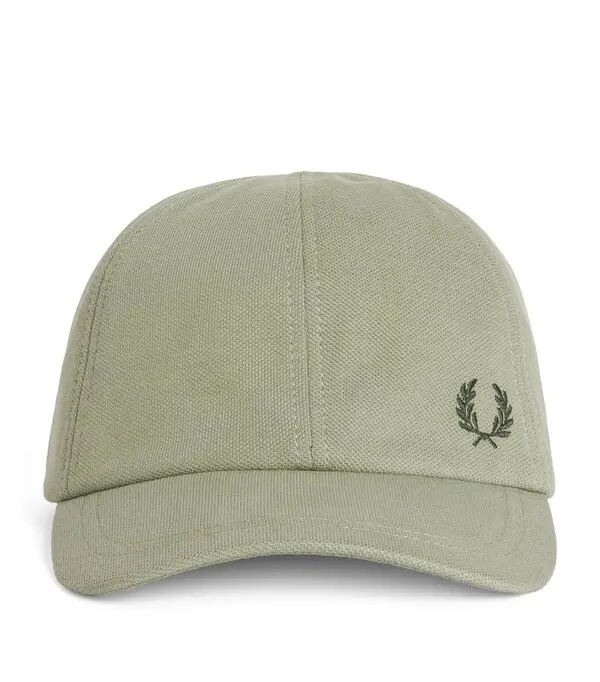 Fred Perry Embroidered Logo Baseball Cap - Green