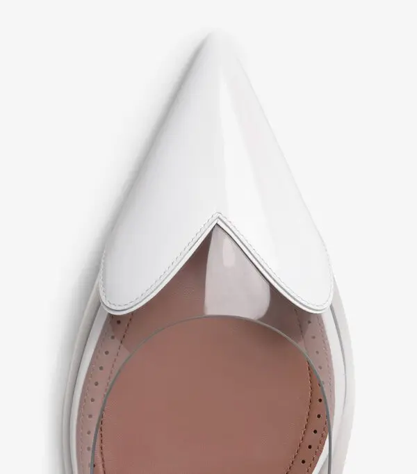 Alaïa Couer Slingback Pumps - White