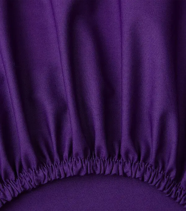 Ralph Lauren Cotton Polo Player Euro King Fitted Sheet - Purple