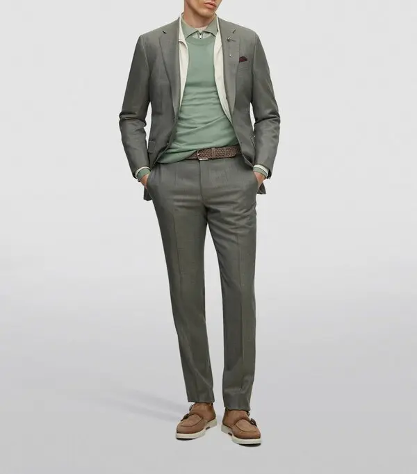 BOSS Wool-blend Crew Neck Sweater