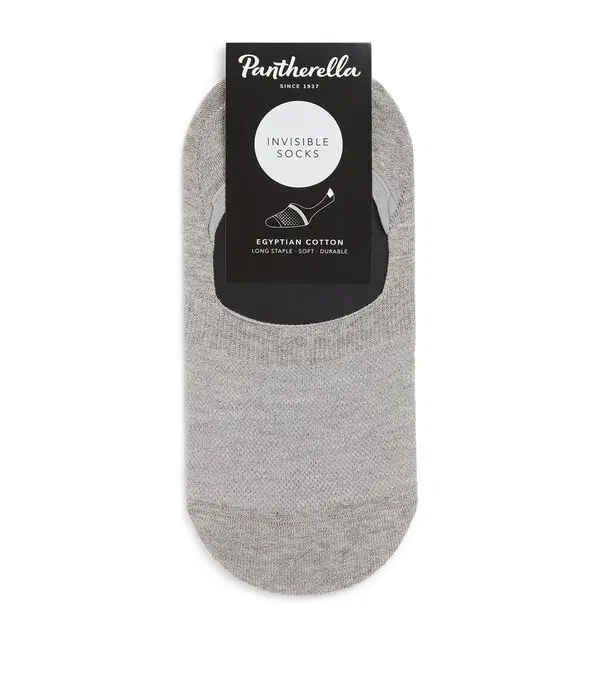 Pantherella Cotton-blend Invisible Socks - White