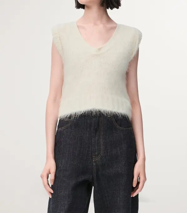 Loewe Wool-blend Slim Sweater Vest
