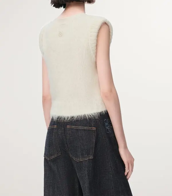 Loewe Wool-blend Slim Sweater Vest