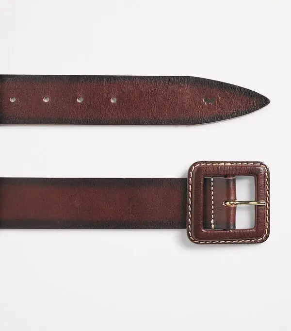 Max Mara Leather Buckle Belt