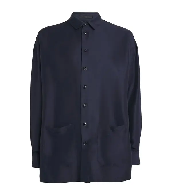 Giorgio Armani Silk Patch-pocket Shirt