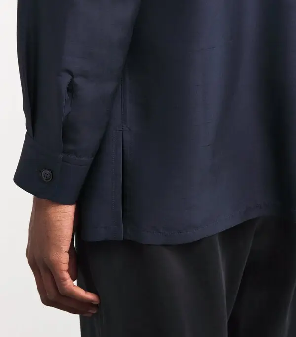 Giorgio Armani Silk Patch-pocket Shirt