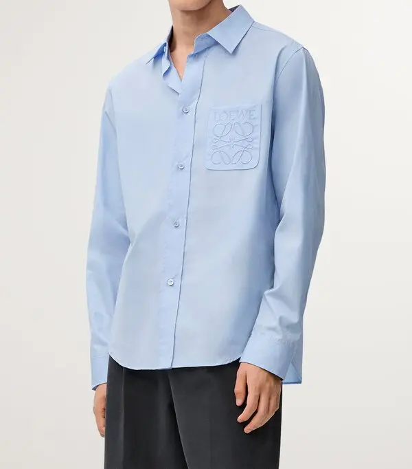 Loewe Cotton-blend Anagram Shirt
