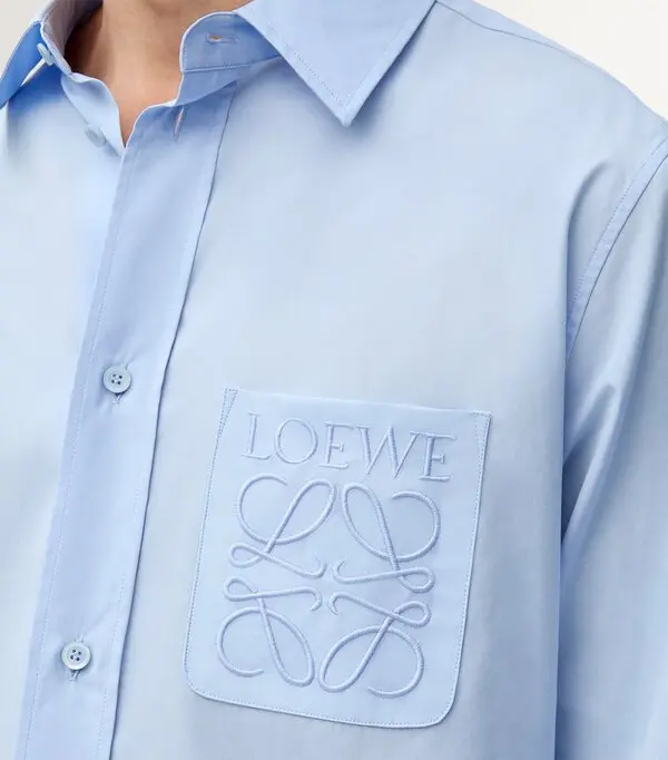 Loewe Cotton-blend Anagram Shirt
