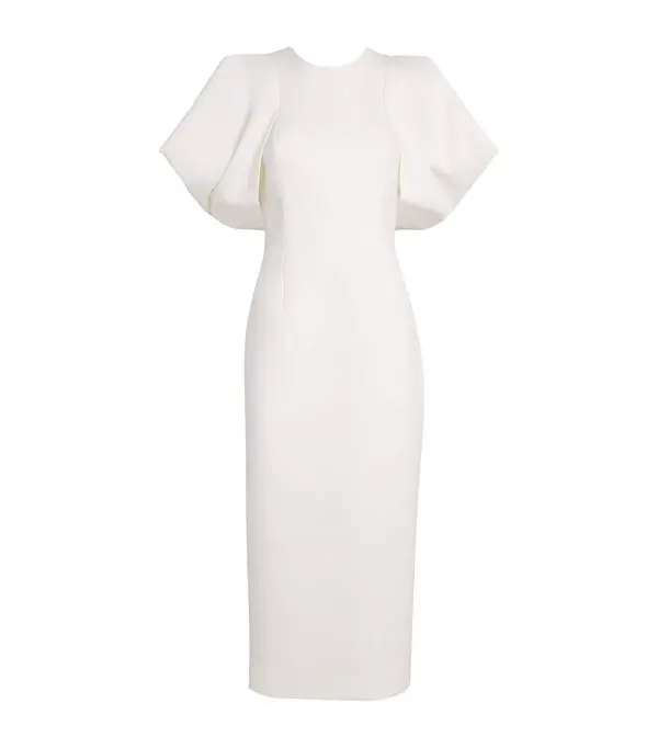 ROKSANDA Calita Midi Dress With Bow Tie