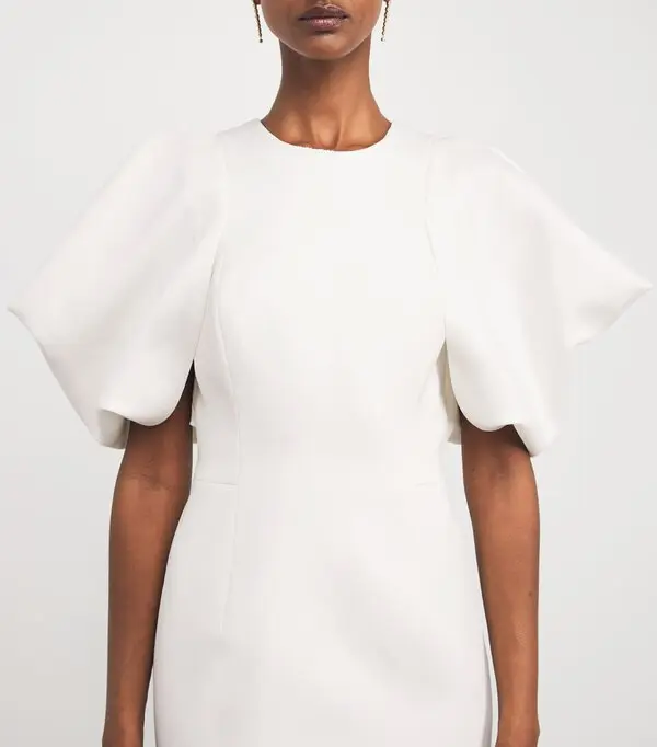ROKSANDA Calita Midi Dress With Bow Tie
