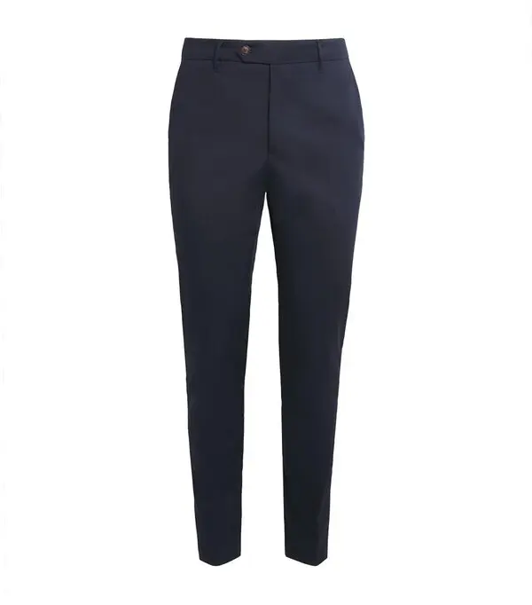 Pal Zileri Cotton Stretch Slim-fit Chinos - Navy