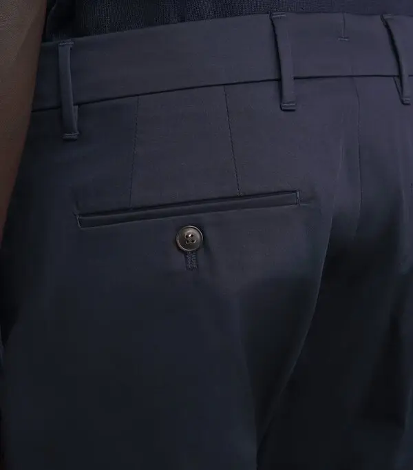 Pal Zileri Cotton Stretch Slim-fit Chinos - Navy