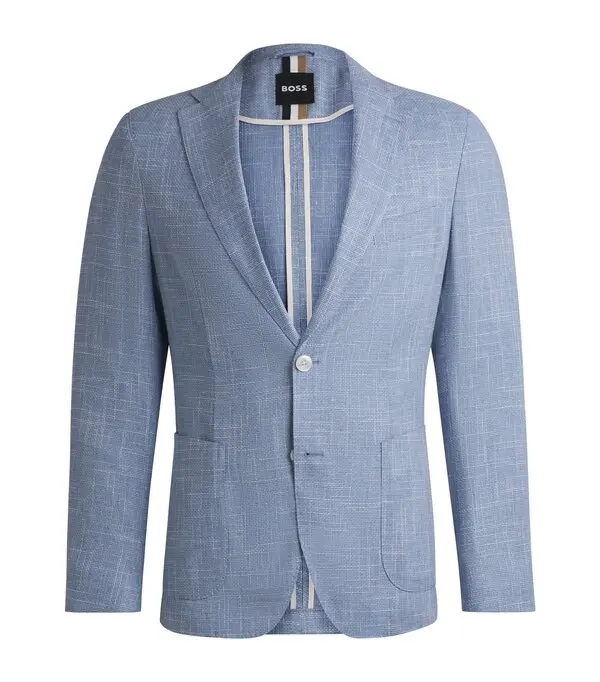 BOSS Check Slim Blazer