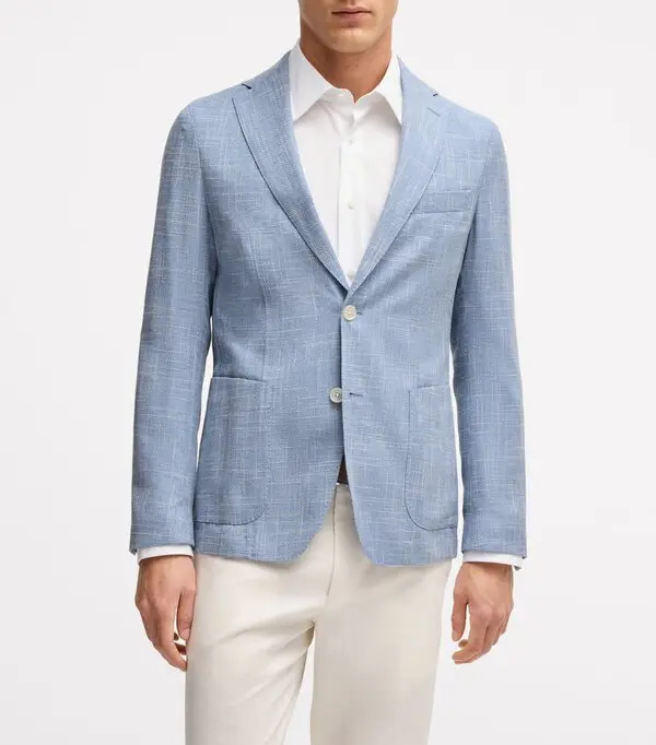 BOSS Check Slim Blazer