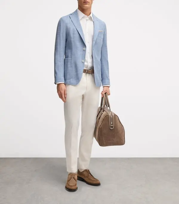 BOSS Check Slim Blazer