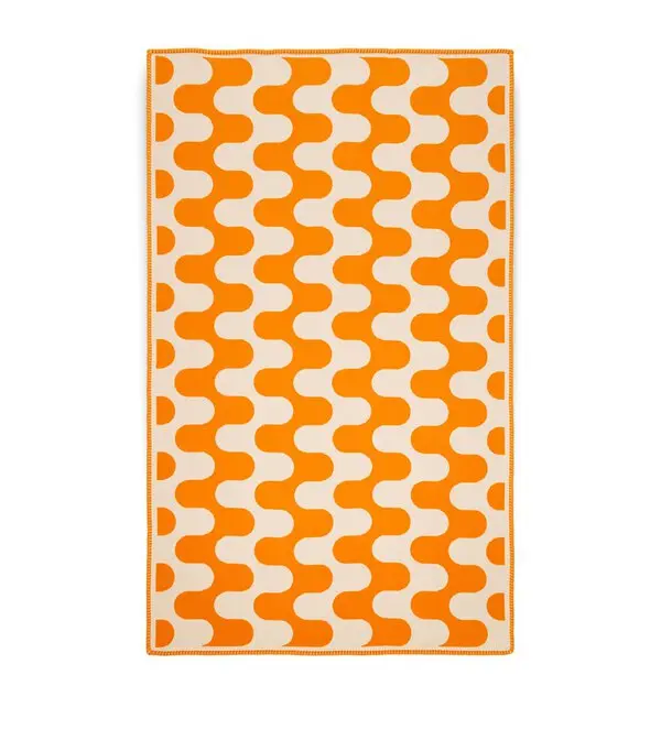 Frette Wool Modernism Throw - Orange