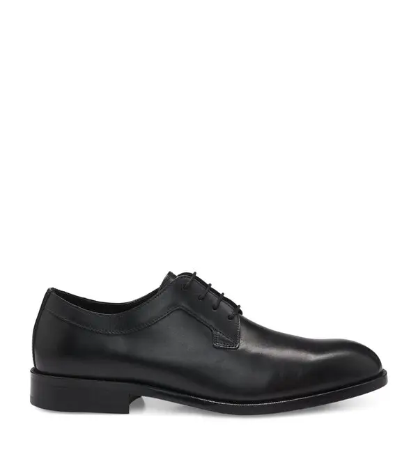 BOSS Leather Derby Shoes - Black
