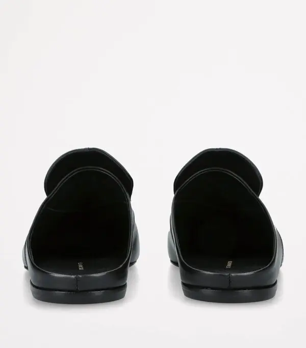 Dries Van Noten Leather Square-toe Mules